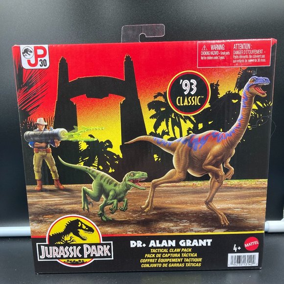 Mattel | Toys | 222 Mattel Jurassic Park Dr Alan Grant Tactical Claw ...